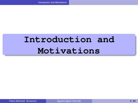Introduction To Spark Internals Pdf