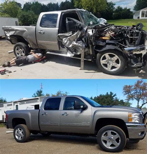 Collision Repair Before And After Clints Body Shop