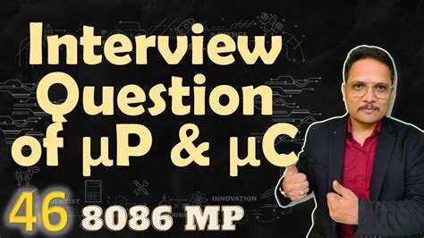 Interview Questions Of Microprocessor And Microcontroller Youtube