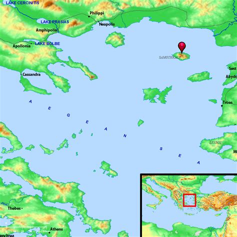 Bible Map Samothrace