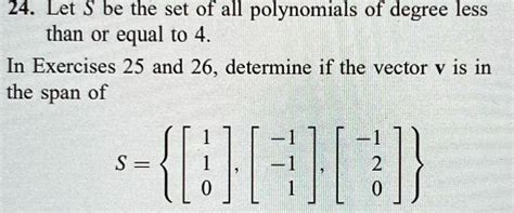 determine whether the subset s of p5 is a subspace than or equal to 4
