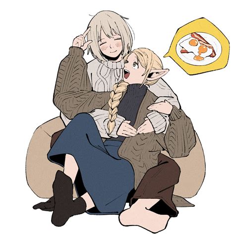 Dynasty Reader Image Kakakakayuyu Dungeon Meshi Falin X Marcille Yuri In Dungeon