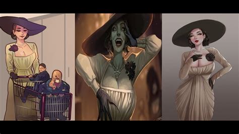 Lady Dimitrescu Big Tall Lady From Resident Evil Village Memes Funny