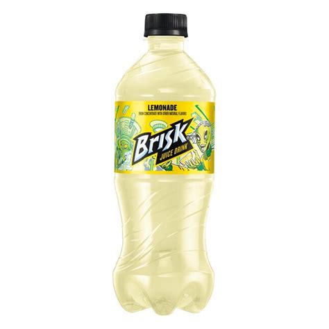 Brisk Lemonade Soft Drink At