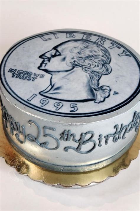 Quarter Century Cake Adult Birthday Cakes 25th Birthday Cakes