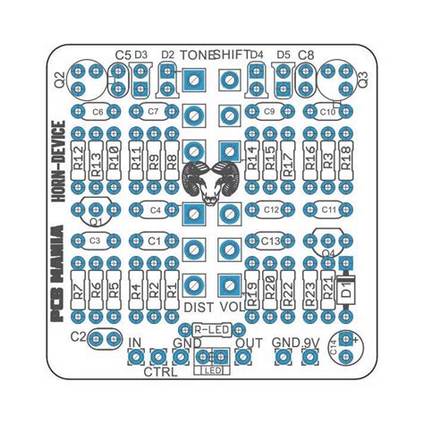 Horn Device Pcb Guitar Mania