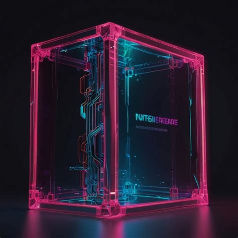 Gradient Glow Frame Shape Premium Ai Generated Image