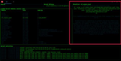 manage and monitor linux kernel modules with kmon ostechnix