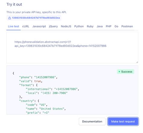 how to validate a phone number with node js javascript
