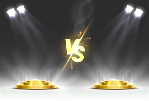 게임 커버 대 배너 스포츠 대 팀 개념 프리미엄 벡터