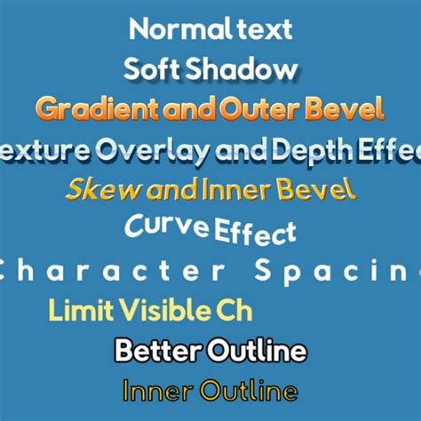 UI Text Effects Text Effects Distorted Text Text