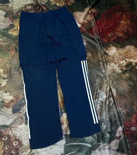 아디다스 빈티지 레인수트 삼선 네이비트랙팬츠 Xl 점 세컨웨어헬로마켓
