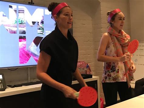 designers play ping pong for a purpose wmk architecture