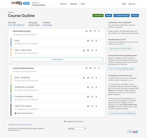 Studio Managment Sytem In The Open Edx Platform Edunext