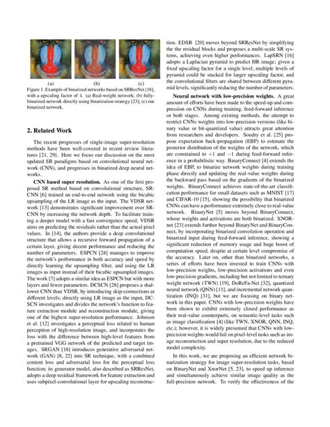 Efficient Super Resolution Using Binarized Neural Network Deepai