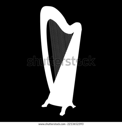 Harp Music Notes Instrument Strings Musical Stock Vector Royalty Free Shutterstock