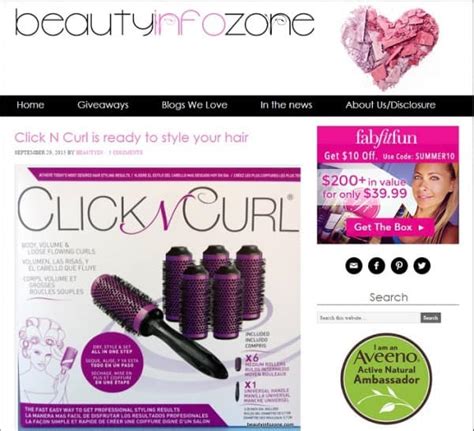 Click N Curl Is Ready To Style Your Hair Click N Curl Blowout Brush Set With Detachable Barrels