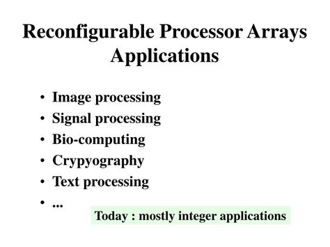 Ppt Reconfigurable Computing Powerpoint Presentation Free Download