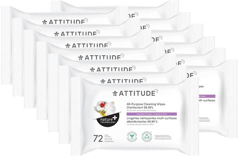 Attitude All Purpose Disinfecting Wipes Kills 9999 Of Germs