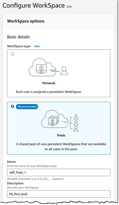amazon workspaces pools cost effective non persistent virtual
