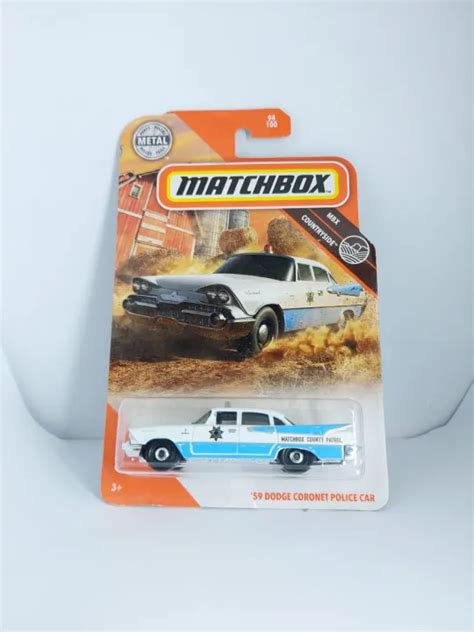 Matchbox 59 Dodge Coronet Police Car White Lazada Indonesia