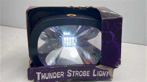 Thunder Strobe Light Halloween Youtube