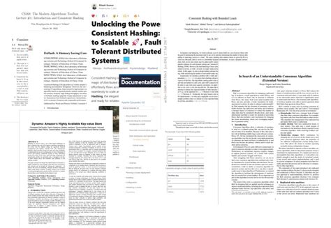 Subhasish G On Linkedin Distributedsystems Hashing Naivehashing Consistenthashing