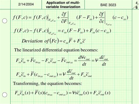 Ppt Multivariable Linearization Powerpoint Presentation Free