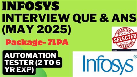Infosys Interview Questions Selenium Java Real Time Scenario Base Interview Que Youtube