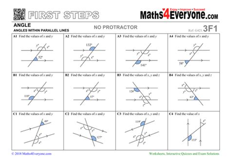 Parallel Line Worksheet