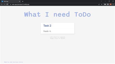 Github Jhenrique12todo App A Todo Project With Javascript