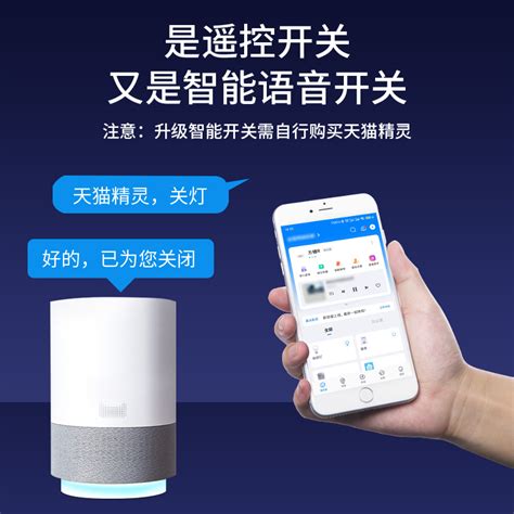 天猫精灵语音控制灯具改装模块通断器无线手机远程遥控智能开关灯虎窝淘