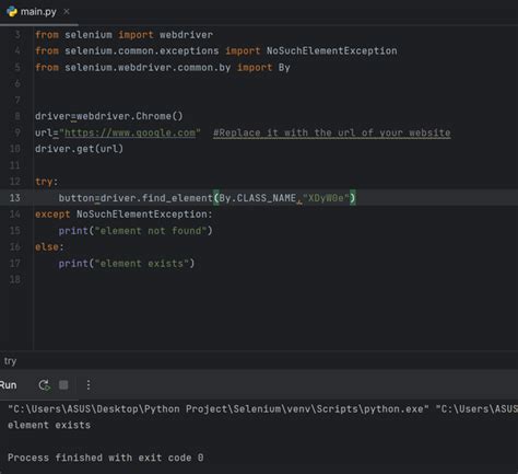 How To Check If An Element Exists With Selenium Webdriver Geeksforgeeks