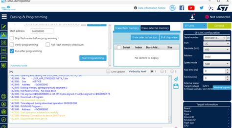 Stm32g0b1 Openbootloader Using I2c Protocol Stmicroelectronics Community