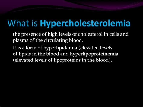 Ppt Hypercholesterolemia Powerpoint Presentation Free Download Id 2412227