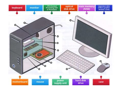 Exploring The Components Of A Pc Labelled Diagram