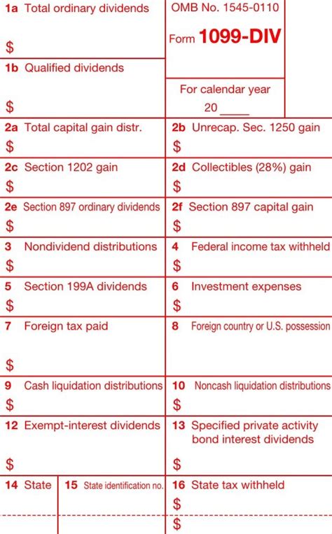 Guide To Irs Form 1099 Div For 2025 Boomtax