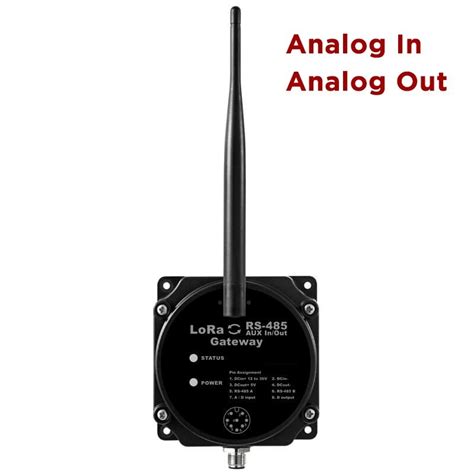 Industriell Lora Wireless Gateway Med Rs 485 Modbus Rtu Och Analog Digital I O