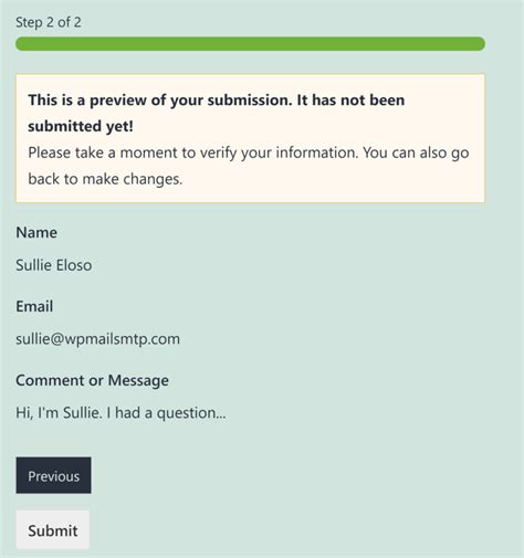 How To Preview A Form Entry Before Submitting It The Easy Way