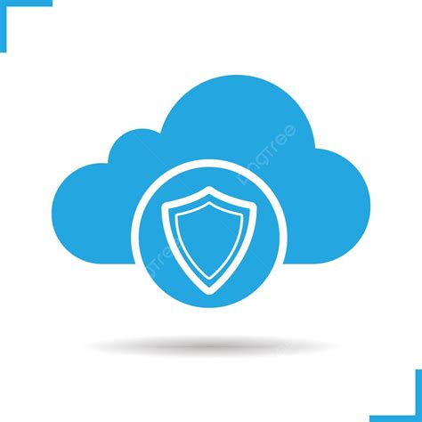 Cloud Storage Data Protection Icon Secure Armor Cyber Vector Secure Armor Cyber Illustration