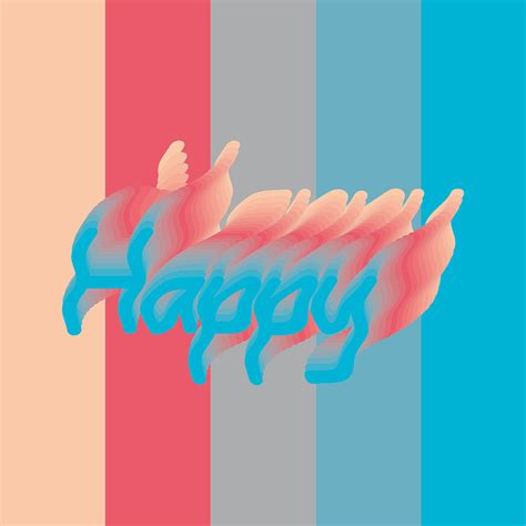 3d Blend Text Effect Behance