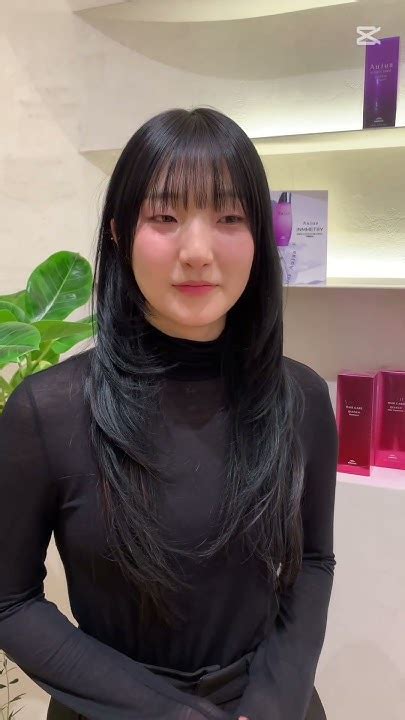 자연스럽게 얼굴을 감싸주는 허그컷 29 Haircut 일상 Korean 레이어드컷 허그컷 Youtube