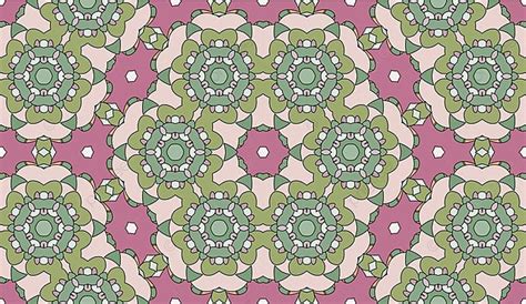 Seamless Circular Vector Pattern Background Floral Backdrop Background Background Image For