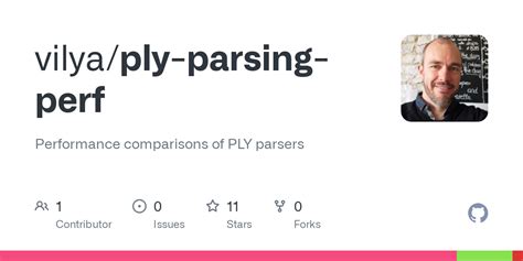 Github Vilyaply Parsing Perf Performance Comparisons Of Ply Parsers