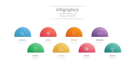 8가지 옵션 부품 단계 타임라인 또는 프로세스를 통해 비즈니스 데이터에 대한 인포그래픽 디자인 요소 벡터 일러스트레이션 0명에 대한 스톡 벡터 아트 및 기타 이미지 Istock