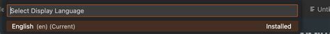 Languange Pack Installed But Not Display Issue Microsoft Vscode GitHub