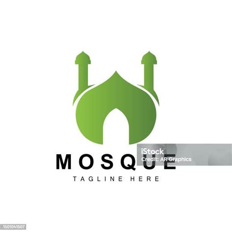 모스크 로고 이슬람 예배 디자인 이드 알 피트르 모스크 건물 벡터 아이콘 서식 파일 라마단 이드 알 아드하 0명에 대한 스톡 벡터 아트 및 기타 이미지 Istock