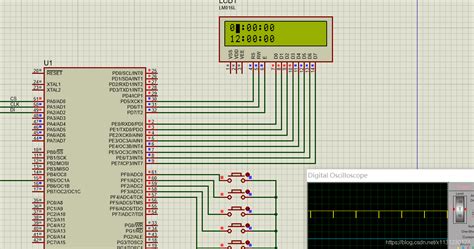 atmega128 单片机 智能 台灯 控制器 pwm adc 时间 光敏电阻 proteus 仿真 atemga128通过单片机发送时间信息