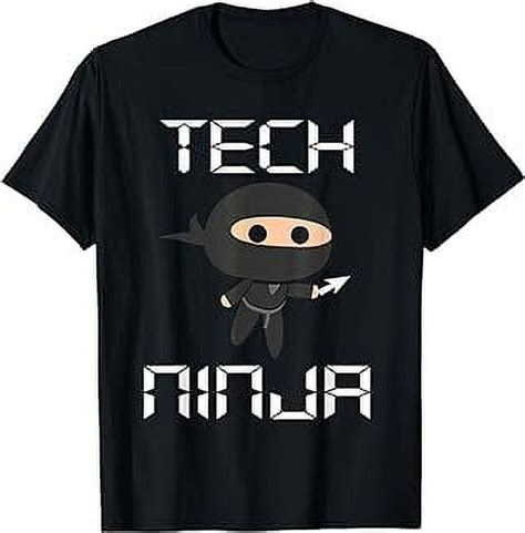 Tech Ninja Funny It Computer Techie Support Help Desk T Shirt