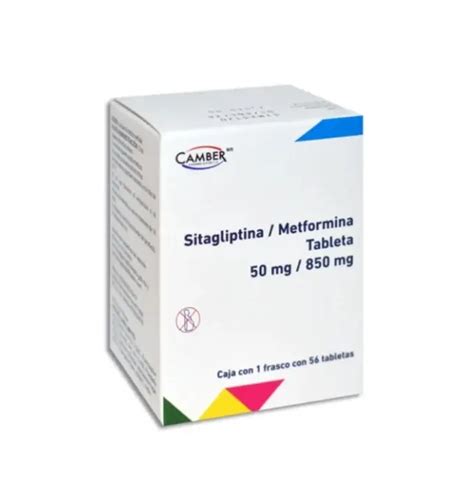 Sitagliptinametformina 50 Mg 850 Mg Con 56 Tabletas Precio Y Usos